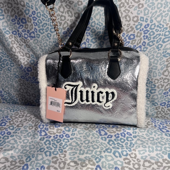 Juicy Couture | Bags | New Silver Juicy Couture Purse Bag Handbag Shear ...